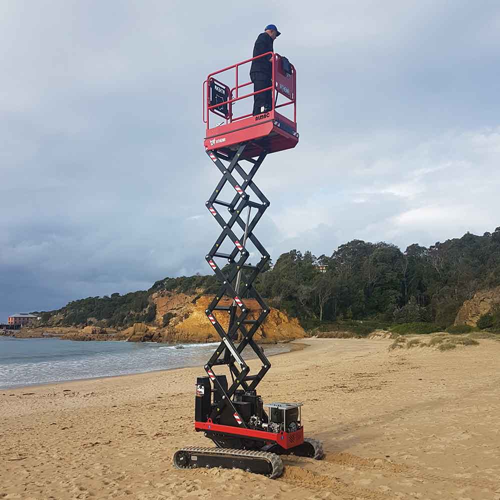 Athena Bi-levelling Tracked Scissor Lift 850 - United Equipment