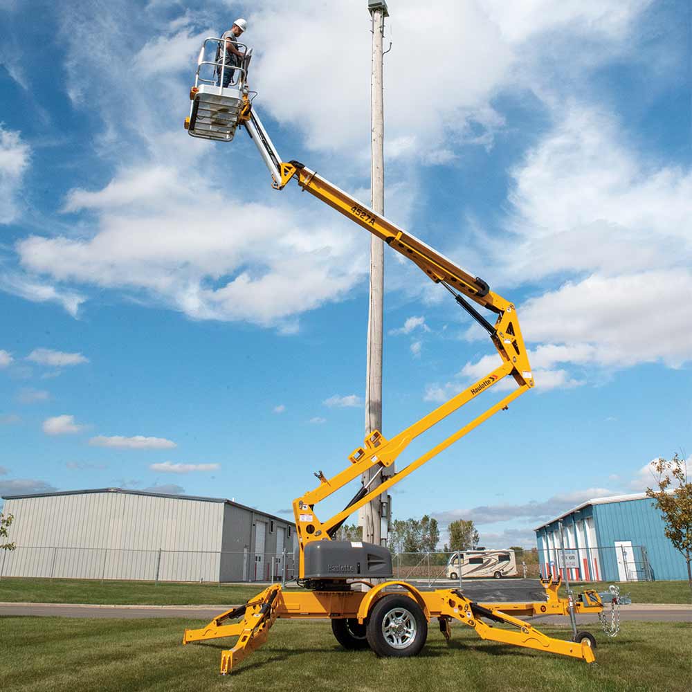Haulotte Trailer Mounted Boom Lift HTA13-19 P - United Equipment
